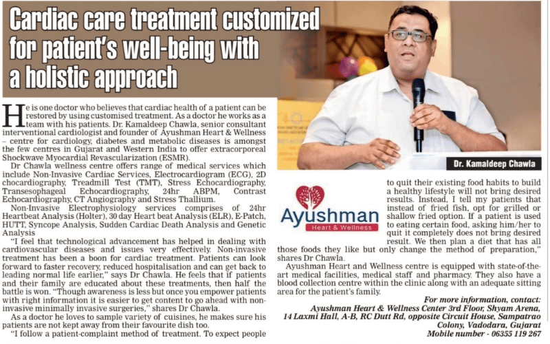 #1 Best Heart Hospital in Vadodara | Ayushman Heart & Wellness